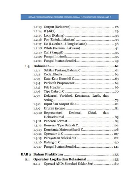Dasar Pemrograman Komputer Menggunakan Flowgorithm Dan Bahasa C Machidolia