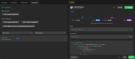 Saikarthik B On Linkedin 100daysofcodechallenge Leetcode