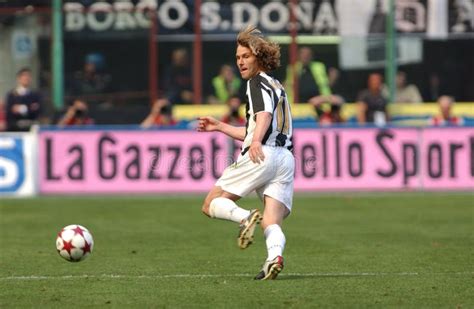 Pavel Nedved In Action During The Match Editorial Stock Image Image