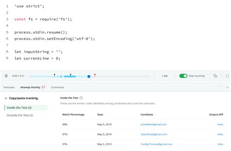 Plagiarism Detection Hackerrank