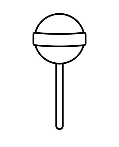 Lollipop Outline Vector Art Icons And Graphics For Free Download