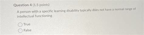 solved question 4 1 5 ﻿points a person with a specific