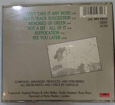 Cd Vangelis See You Later 興趣及遊戲 音樂樂器 And 配件 音樂與媒體 Cd 及 Dvd Carousell
