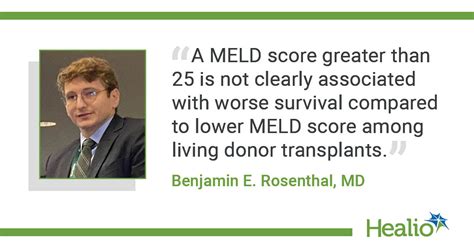 High Meld Score Not Linked To Worse Survival For Living Donor Liver