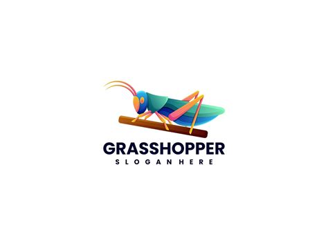 Grasshopper Gradient Colorful Logo Graphic By Artnivora Std · Creative