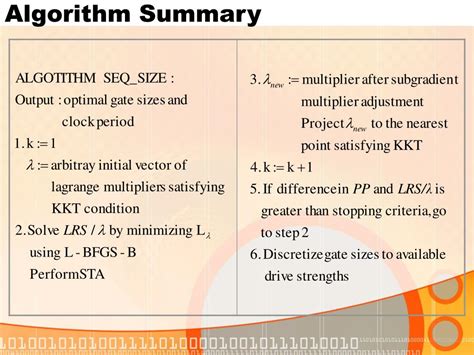 Ppt A Posynomial Based Lagrangian Relaxation Tuning Tool For Combinational Gates And Flip
