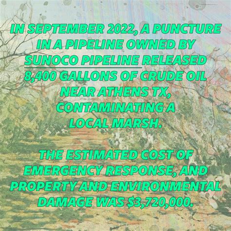Sunoco Pipeline Released 8k Gallons Of Crude Oil Near Athens Tx Tired Circuits Sunoco Pipeline Released 8k Gallons Of Crude Oil Near Athens Tx Tired Circuits