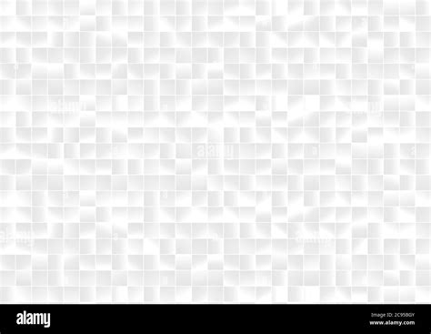 Abstract Pattern White And Gray Square Grid Pixels Background And