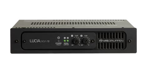 Lab.gruppen expands LUCIA compact installation amp range