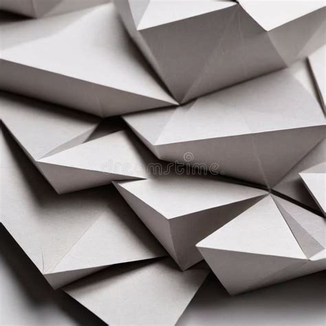 Abstract Geometric Paper Design With Angular Shapes Stock Photo Image Of Fold Angle