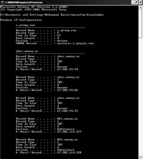Display Dns Cache On Windows Hacking Dictionary