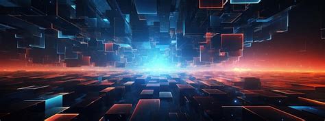 Premium Photo Digital Matrix Backdrop With A Complex Network Of Cyber Connections AI Generative