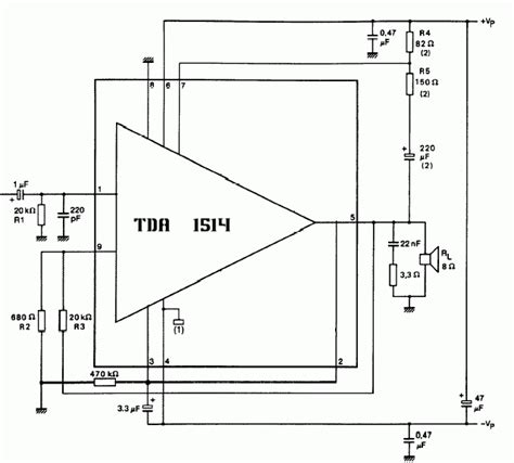 TDA W Audio Amplifier