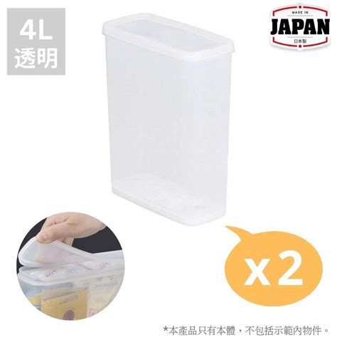 Inomata 透明蓋密封防潮盒連防潮包 4升 2個裝 日本製 Inomata I 1214clx2