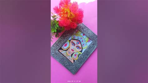 ফটো ফ্রেম মা দুর্গা Shorts Drawing Youtube