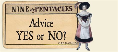 Nine Of Pentacles Yes Or No ⚜️ Cardarium ⚜️