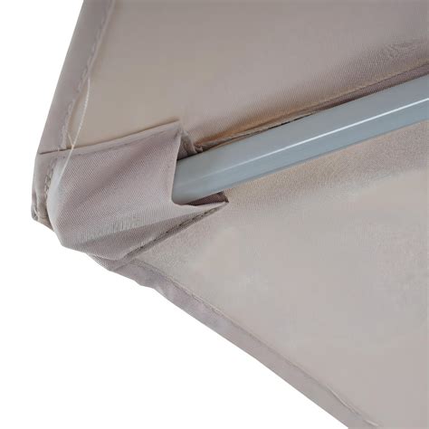 Ombrellone Da Parete Balcone Salvaspazio Parla 135x260x252cm Avorio Con