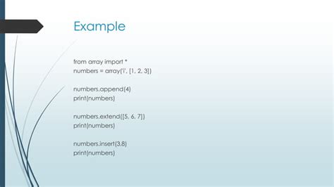 arrays in python pdf programming languages computing