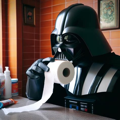 Darth Vader Eating The Toilet Roll Again R Weirddalle