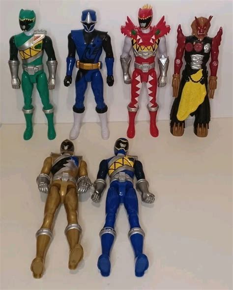 Mighty Morphin Power Rangers Figures 12 Inches Tall X 6 £2047