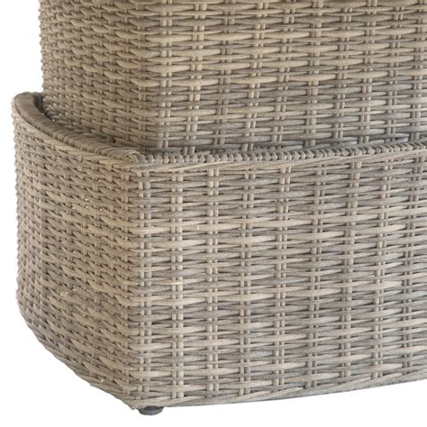 Table Basse Relevable De Jardin En Résine Tressée Moorea L 110 X H