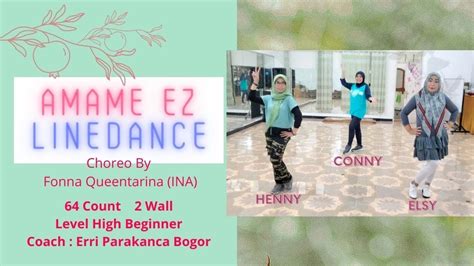 Amame Ez Line Dance Youtube