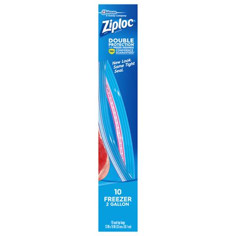 Save On Ziploc Double Zipper 2 Gallon Freezer Bags Order Online Delivery Giant