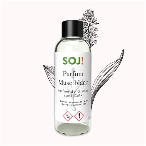 Parfum Musc Blanc De Grasse Pour Bougies Naturelles