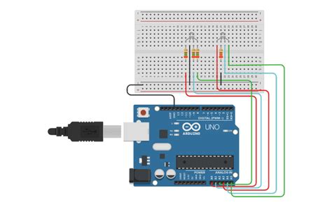 Circuit Design Led Rgb Con Arduino Tinkercad