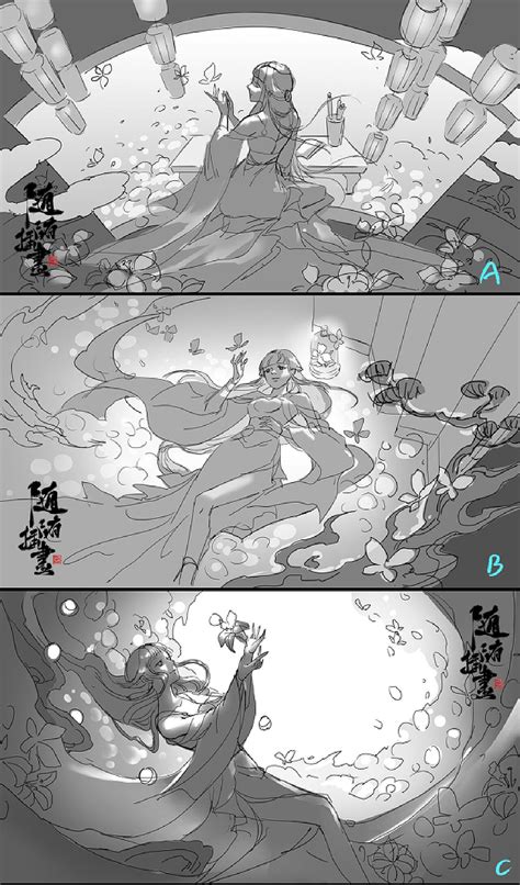 倩女幽魂《花朝集》养猫画画的随随 站酷zcool