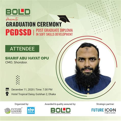 Sharif Abu Hayat Opu Cmo Of Shorobor Is Joining In The Graduation