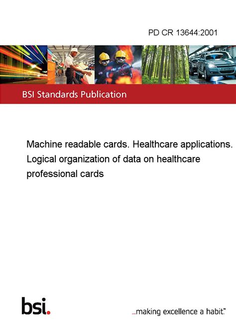 Pd Cr 136442001 Machine Readable Cards Healthcare Applications