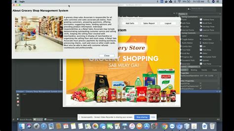Core Java And Mysql Project On Grocery Shop Management System Youtube