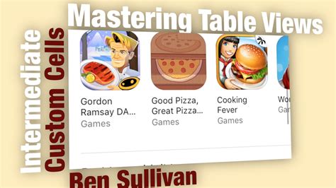 Creating Custom Table View Cells With Ios 10 Swift 3 And Xcode 8 Youtube