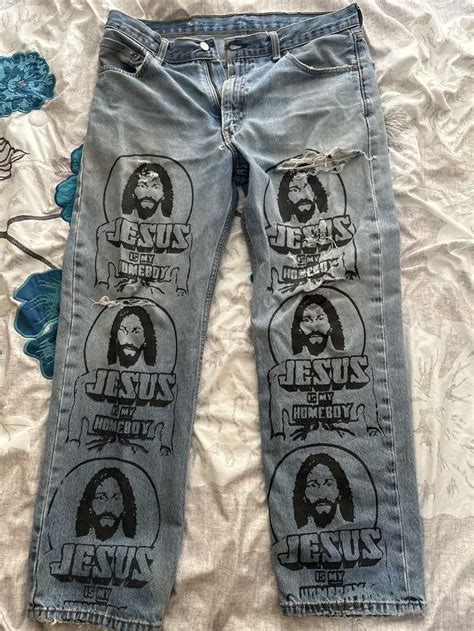 Kyc Vintage × Streetwear × Vintage Jesus Is My Homeb Gem