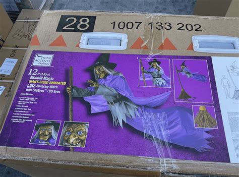 12ft Animated Hovering Witch Lambrecht Auction Inc