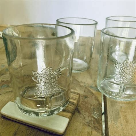 Clear Tanqueray Gin Tumblers Mokomaya