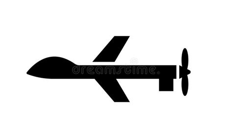 Icône De Drone Militaire Illustration De Vecteur Illustration Du