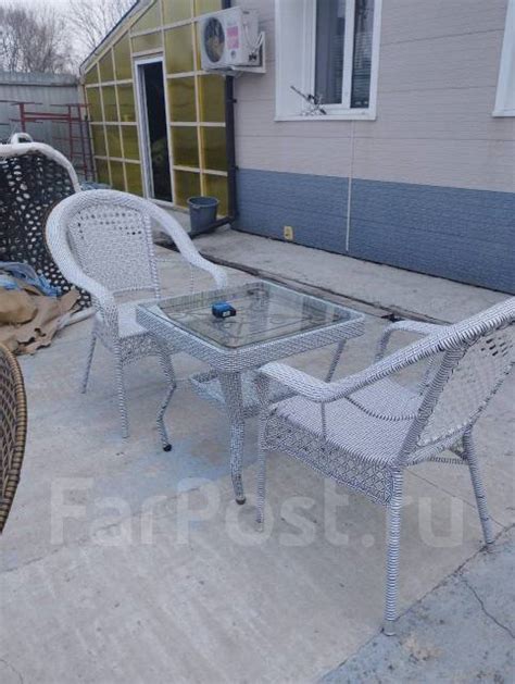 Комплект садовой мебели новый в наличии Цена 13 500₽ во Владивостоке