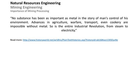 Presentation Fiche Module Natural Resources Lecture 1 Mining
