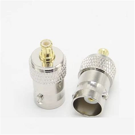 Bnc Female To Mcx Male Rf Coaxial Connector Adapter Oscilloscope Conversion