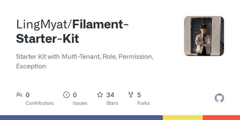 GitHub LingMyat Filament Starter Kit Starter Kit With Multi Tenant