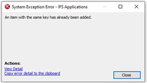 After UPD Applied Custom Menus Using Quick Reports Giving This Error IFS Community