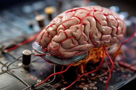 Premium Ai Image Human Brain Connected To Computer Generative Ai