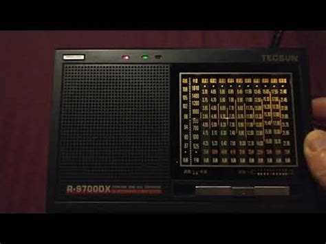 Tecsun R9700DX Radio Romania International 9760khz - YouTube