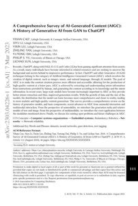 A Comprehensive Survey Of AI Generated Content AIGC A History Of