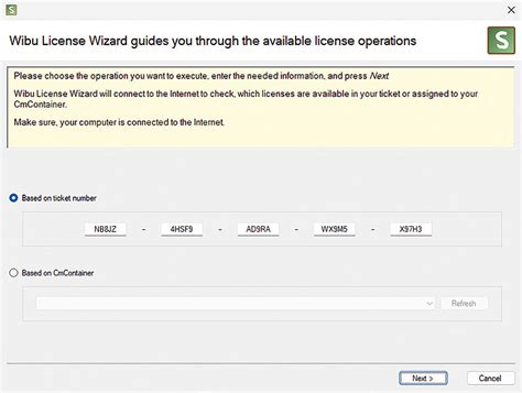 Software Activation Wizard Examples Wibu Systems