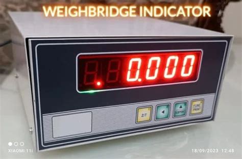 Digital Analog Weighbridge Indicator For Business Use Weighing Capacity Kg At