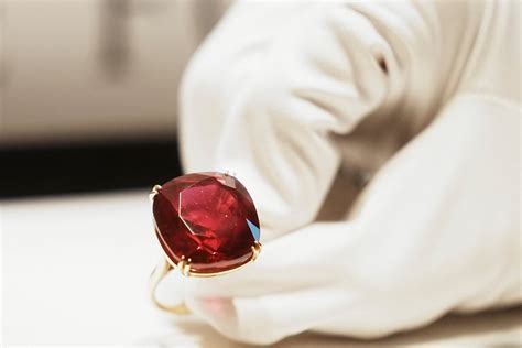 The Worlds Largest Ruby Is On Display In Hong Kong Expected To Fetch Over Us 30 Million At A