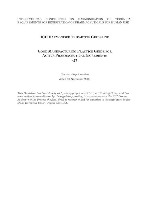 Pdf Ich Q7 Guidelines Dokumen Tips